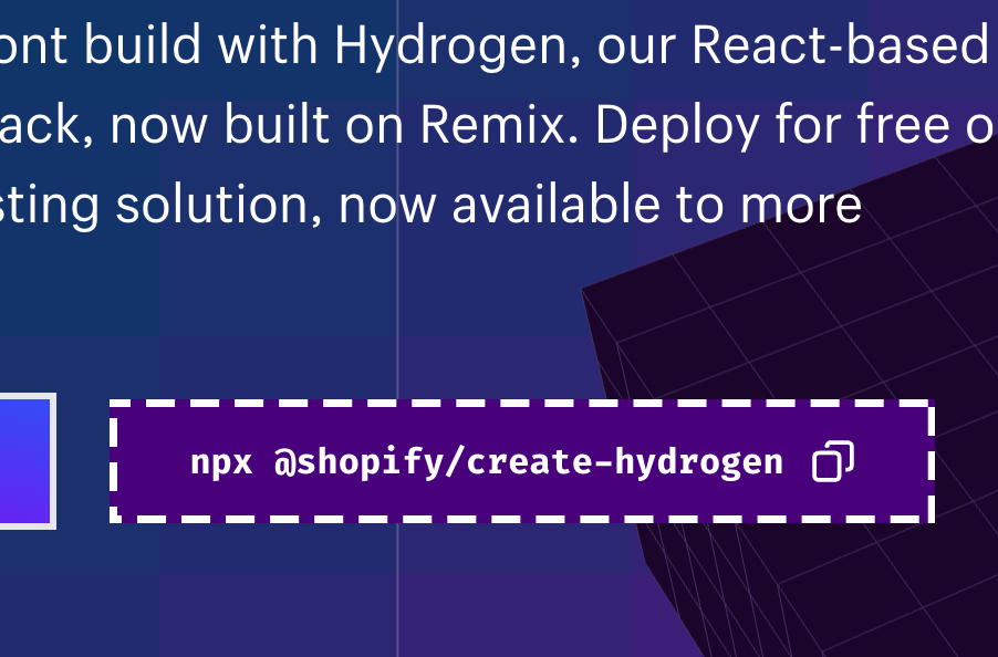 Align create @shopify/hydrogen@latest across docs/github/marketing ...