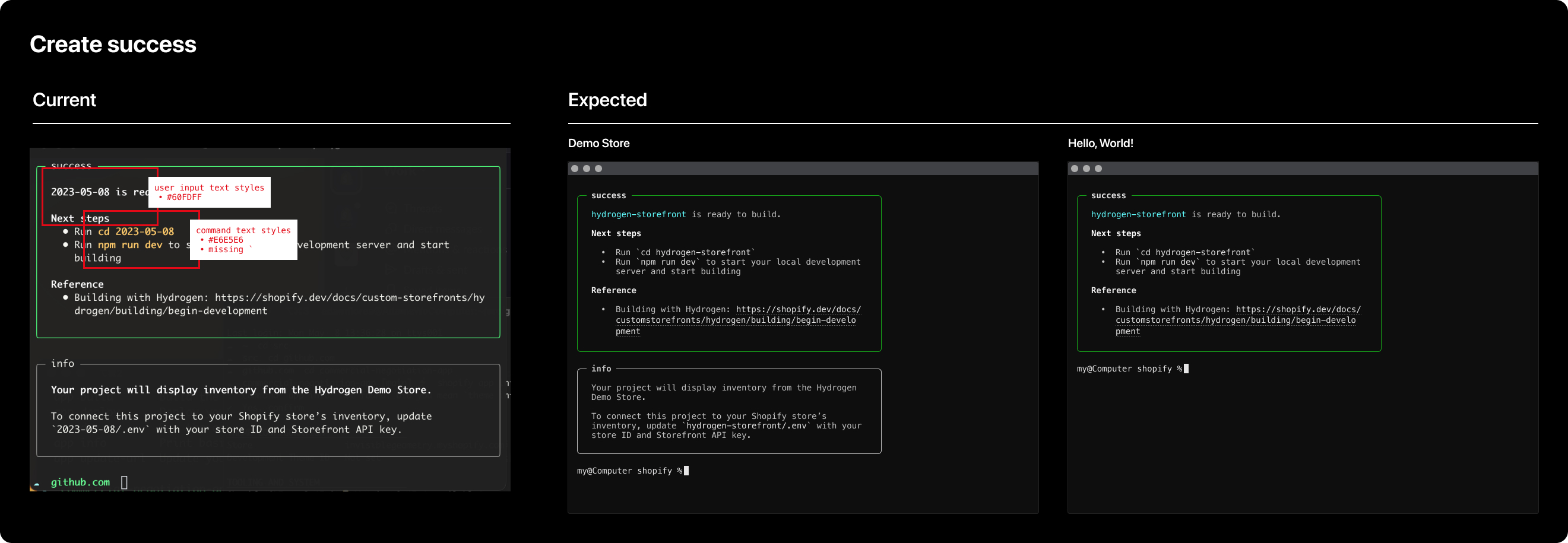 [CLI] Align to use CLI Kit 3 components · Issue #858 · Shopify/hydrogen · GitHub
