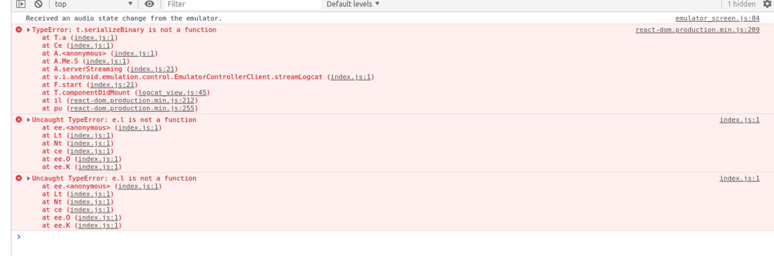WebRTC--TypeError: t.serializeBinary is not a function · Issue #164 · google/android-emulator ...