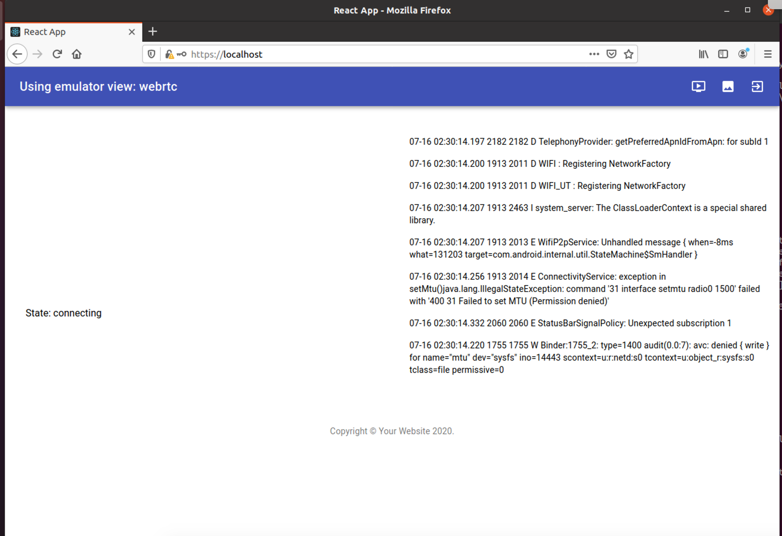 Using emulator view：webrtc ， seems cannot work · Issue #168 · google/android-emulator-container ...