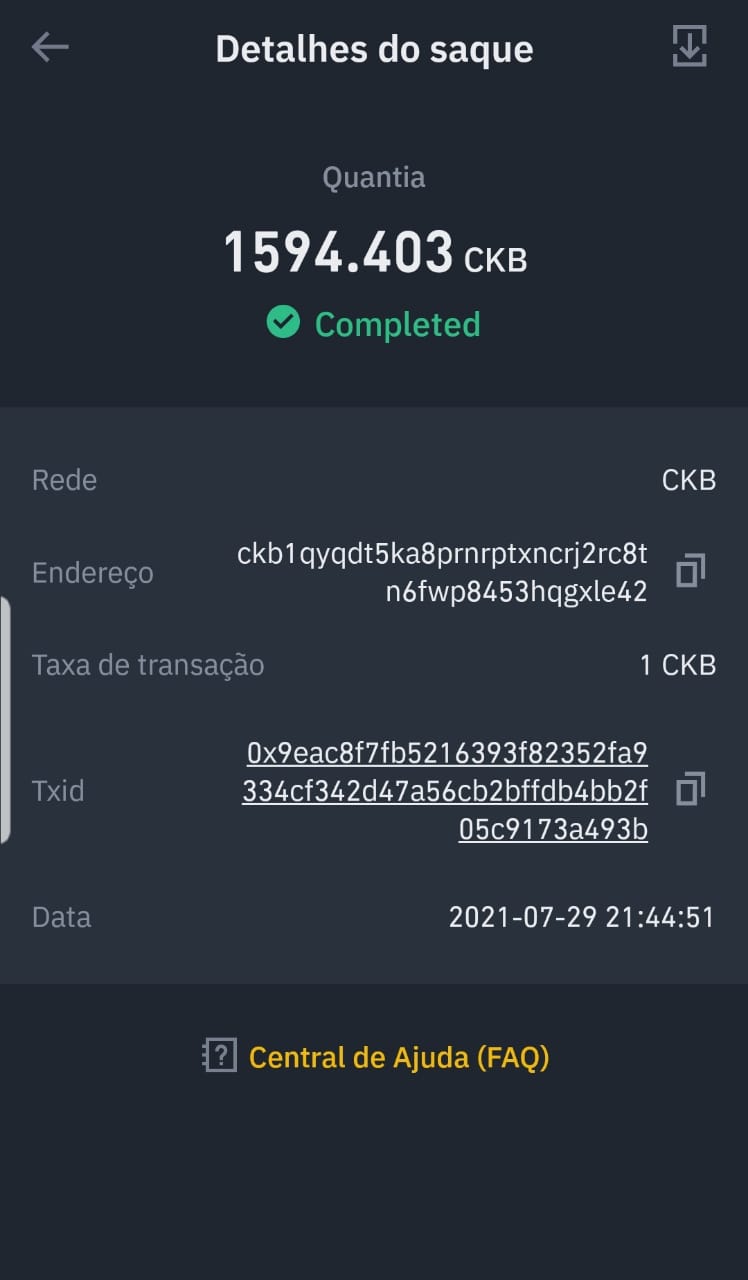 Tokens did not arrive from binance to neuron wallet · Issue #2052 · nervosnetwork/neuron · GitHub