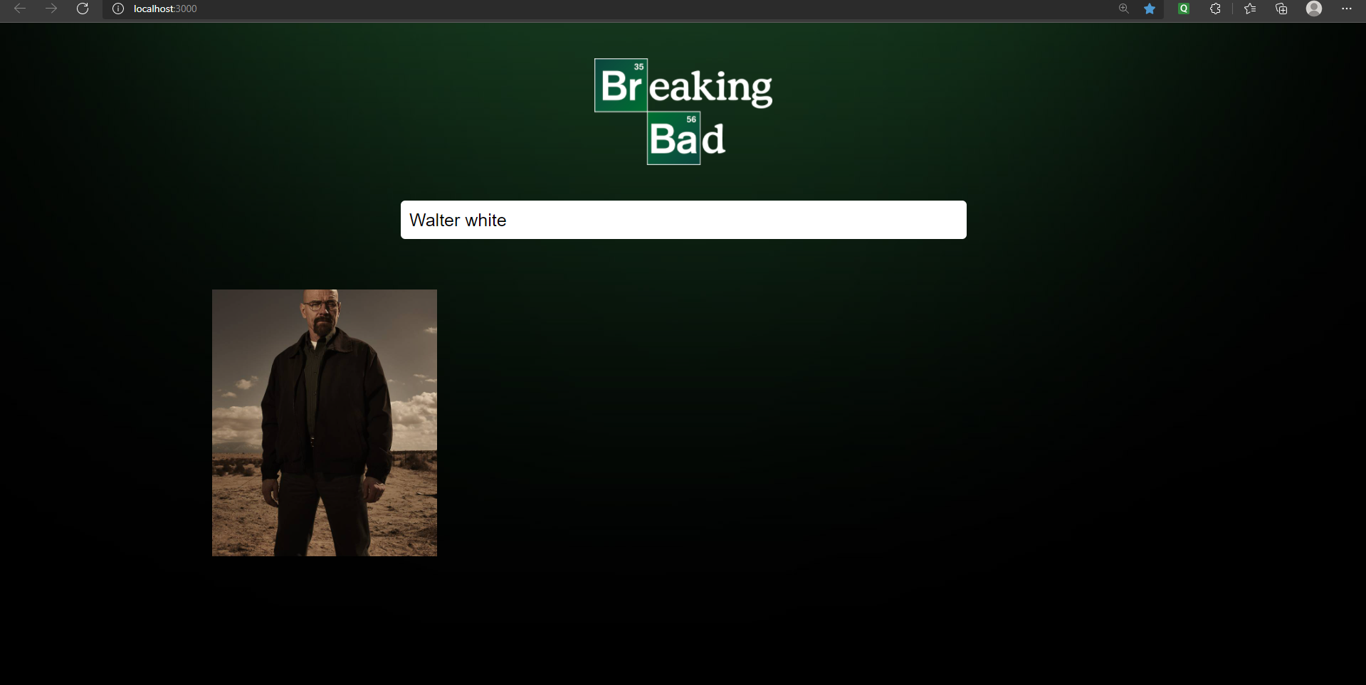 GitHub - AnirbanMajee/Breaking-Bad-TV-Series-: Build Breaking Bad TV-Series using React.JS and API