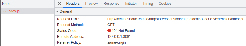[Develop Extensions] Serving local MapStore extensions does not work anymore · Issue #9354 ...