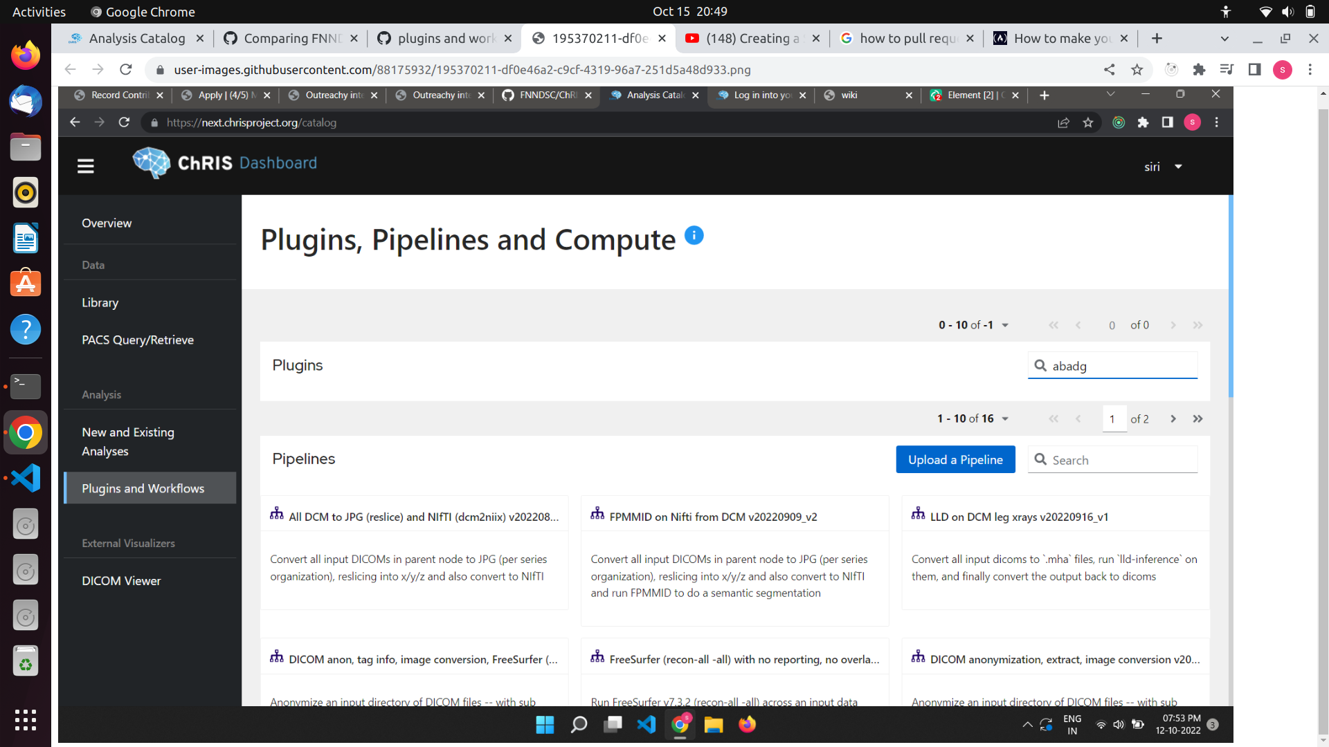 Added "not found" for search filter of plugins/pipelines/compute by sirichandana-v · Pull ...