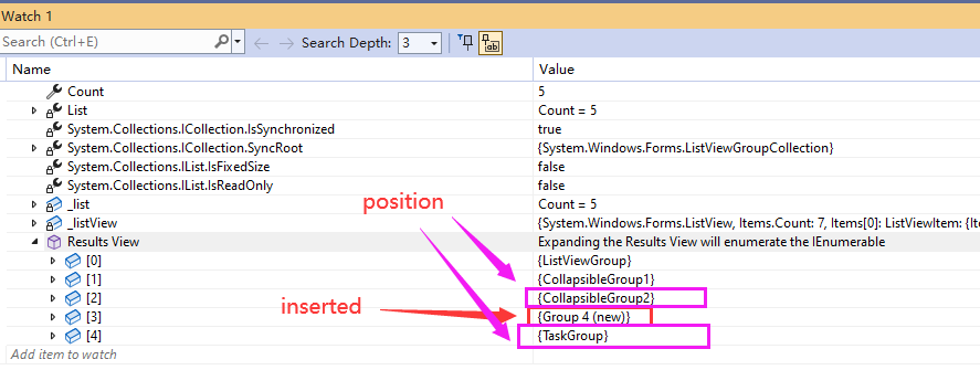 ListView ListViewGroupCollection.Insert not working properly (incorrect location) · Issue #8536 ...