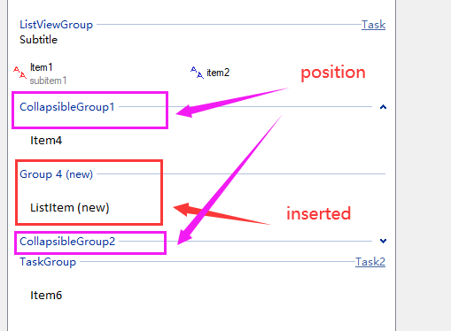 ListView ListViewGroupCollection.Insert not working properly (incorrect location) · Issue #8536 ...