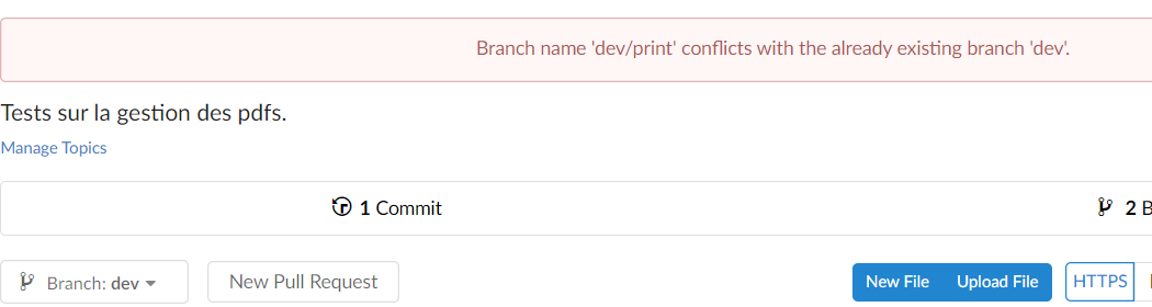 Branch Name Conflict Dev Versus Dev Xxx · Issue 8271 · Go Gitea Gitea · Github