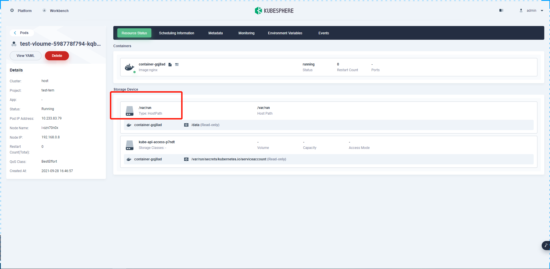 FederatedDeployment volume name is displayed incorrectly (#2345) · 议题 · kubesphere / console · 极 ...
