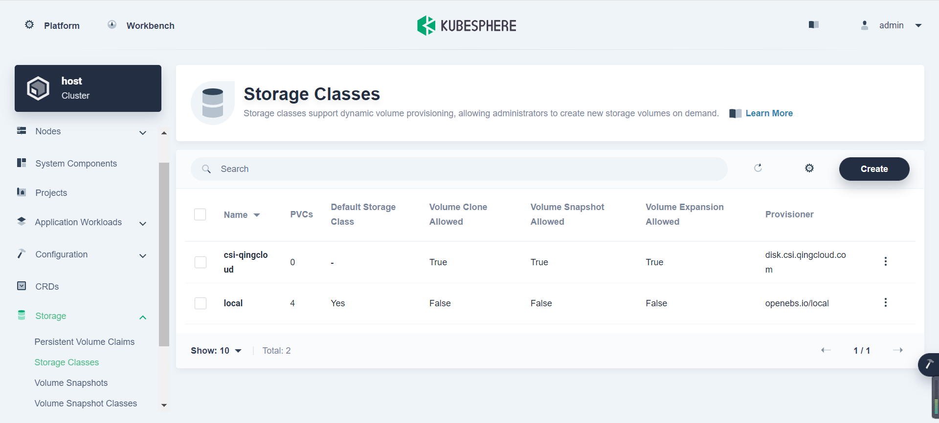 Edit Persistent Volume Claims storage type error in federation project · Issue #5183 ...
