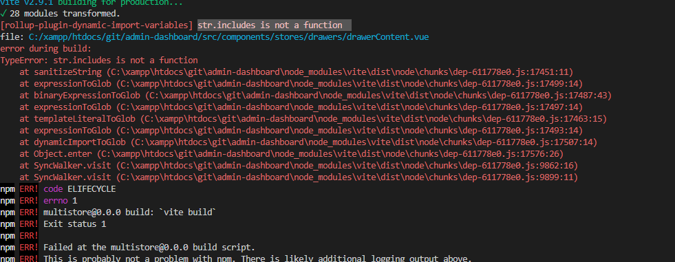 Using Defineasynccomponent With Vue Js Makes Build Fails · Issue 7648 · Vitejsvite · Github