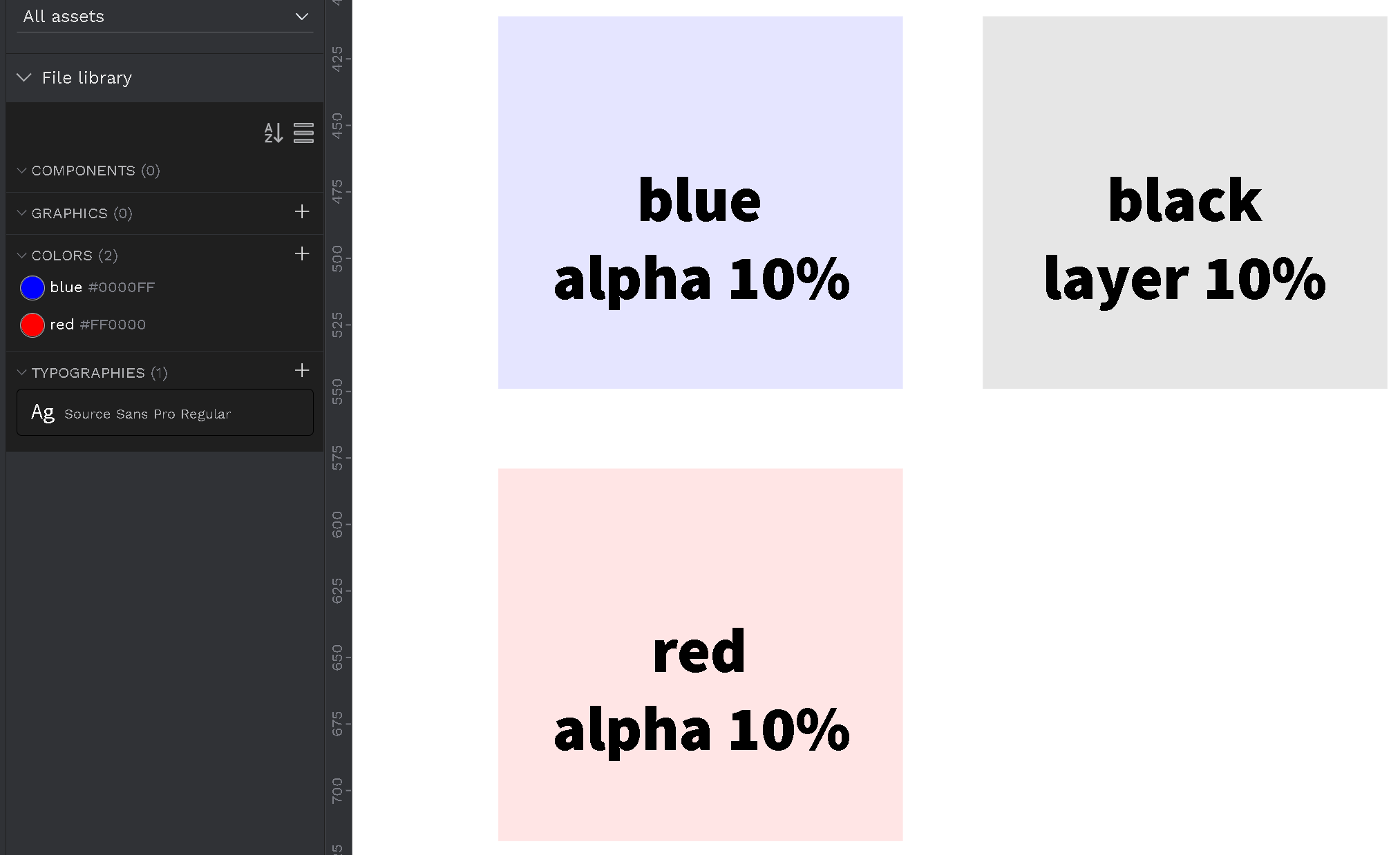 bug: update or delete on library elements reset color alpha values in document to 100% · Issue ...