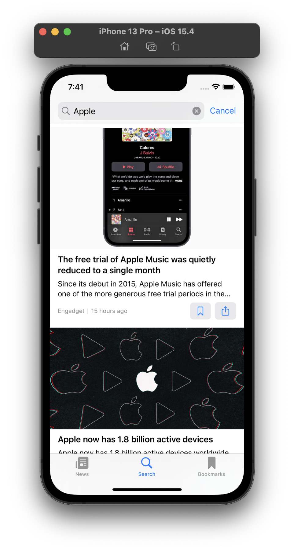 GitHub - Arnav-arw/EzNews-Demo: Demo page for EzNews: Cross Platform News App made in SwiftUI.