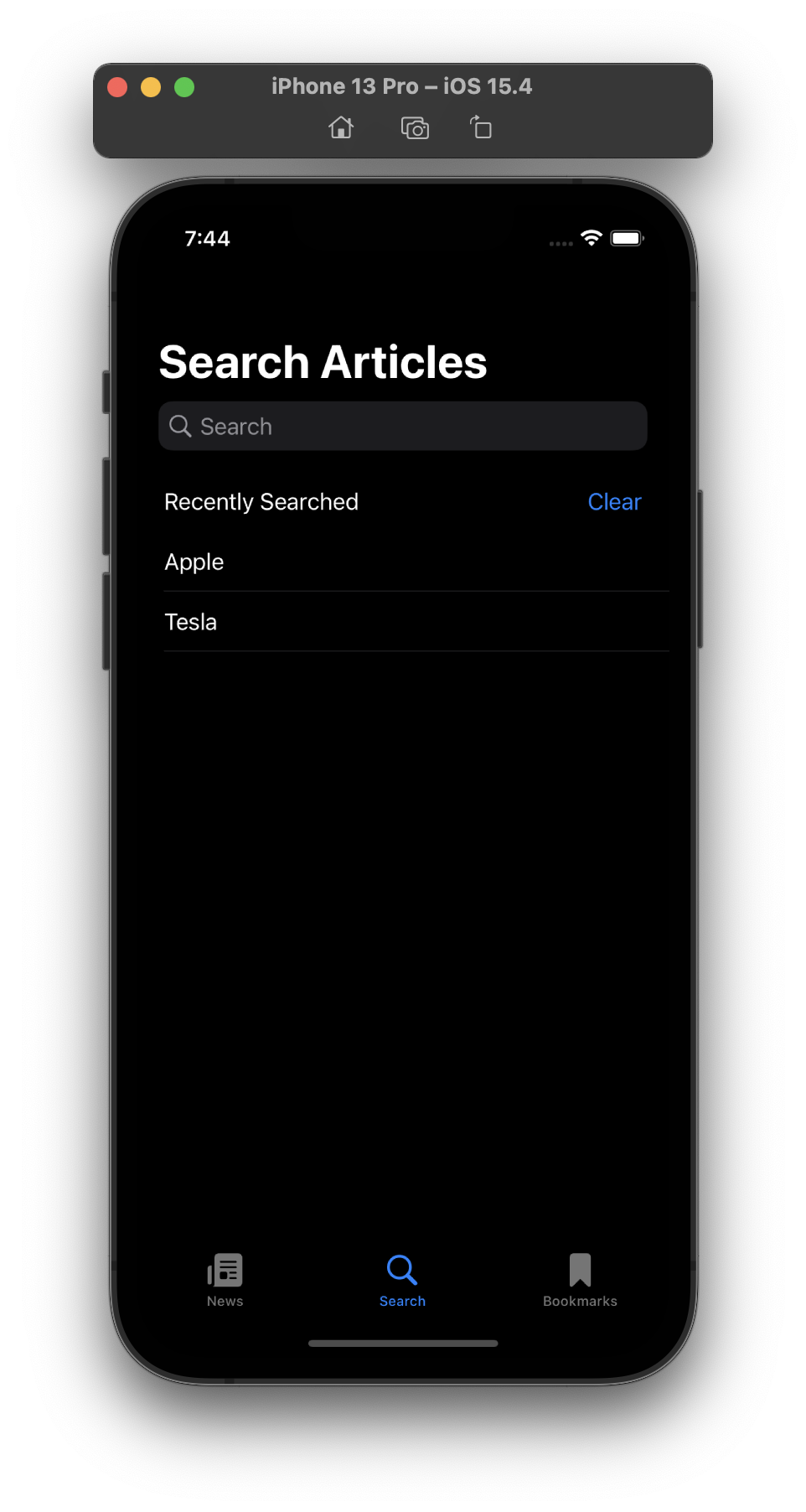 GitHub - Arnav-arw/EzNews-Demo: Demo page for EzNews: Cross Platform News App made in SwiftUI.