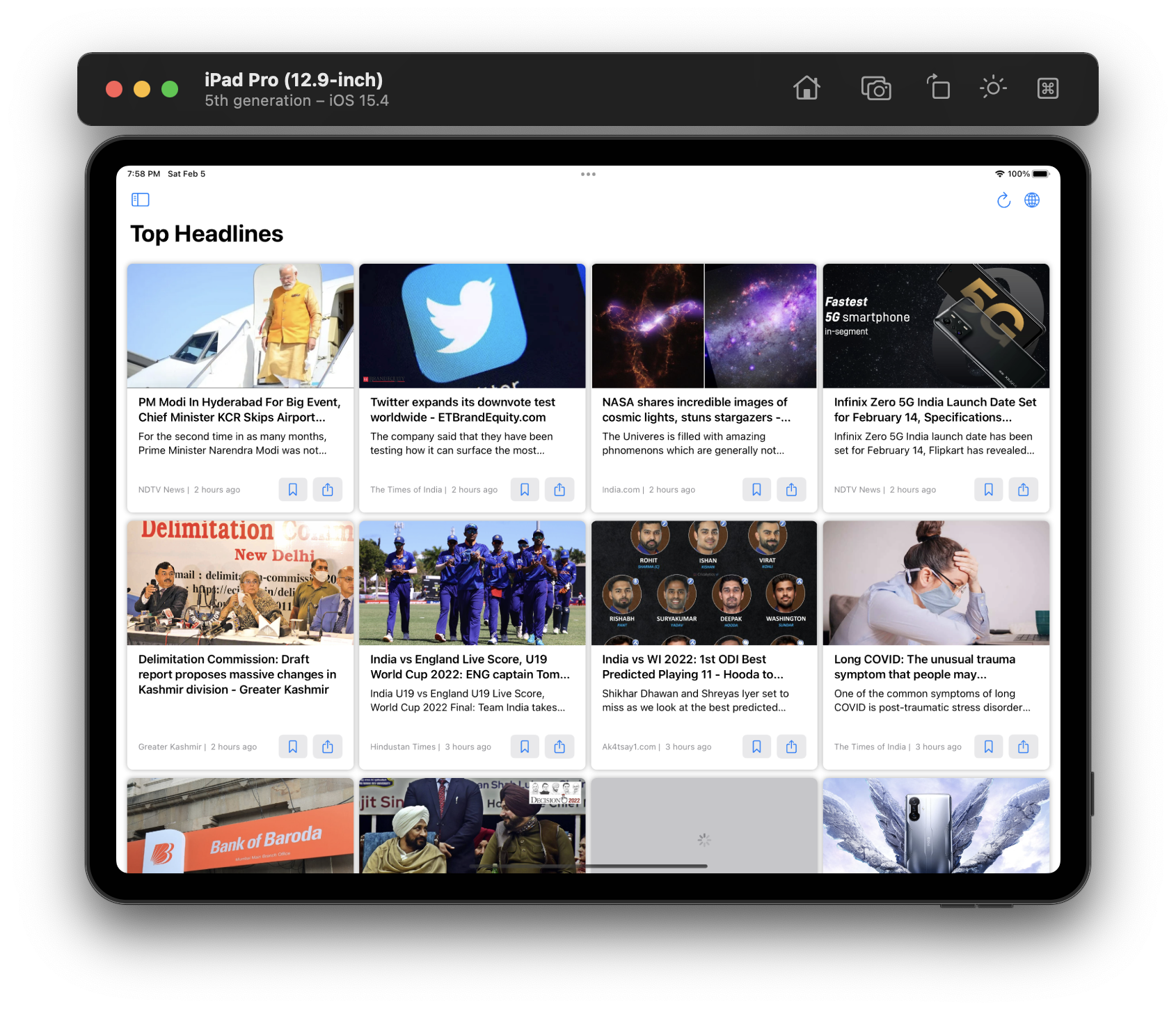 GitHub - Arnav-arw/EzNews-Demo: Demo page for EzNews: Cross Platform News App made in SwiftUI.