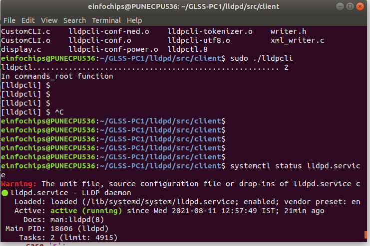 issue in opening lldpcli application in sudo mode. · Issue #463 · lldpd/lldpd · GitHub
