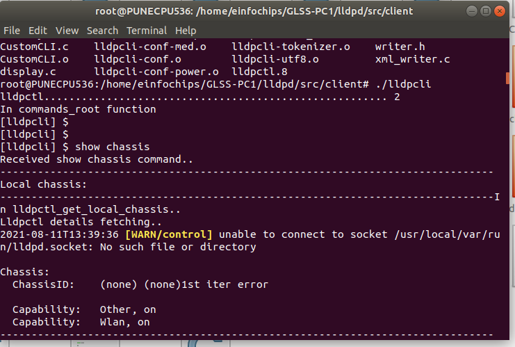 issue in opening lldpcli application in sudo mode. · Issue #463 · lldpd ...