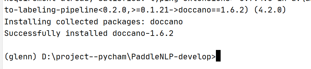 readme里的doccano的版本的是什么？我觉得有必要写一下 · Issue #2234 · PaddlePaddle/PaddleNLP · GitHub