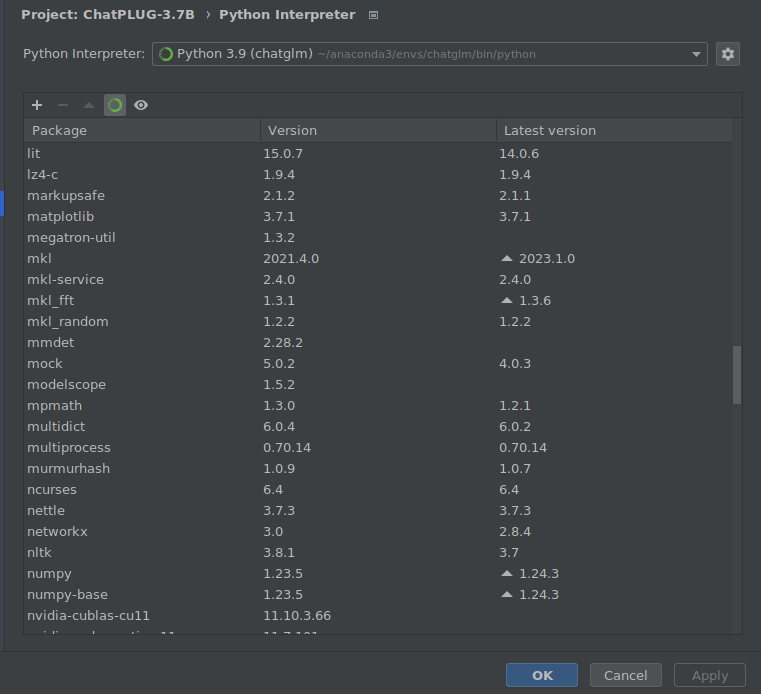 使用chatplug报错g错误exception Run Cmd Failed Usrbing · Issue 305 · Modelscopemodelscope