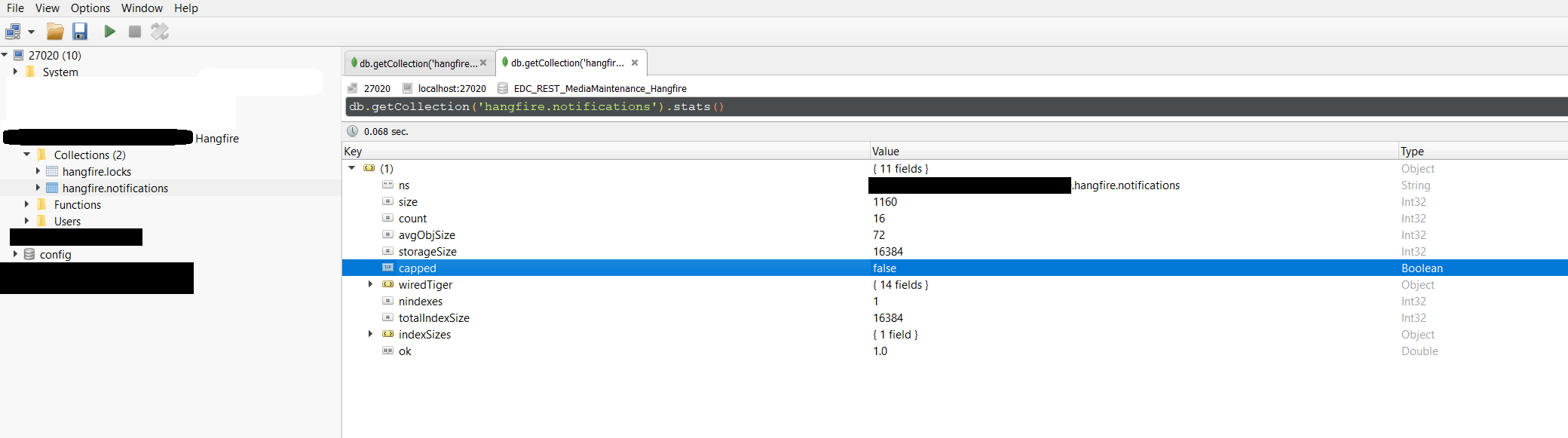 Capped Is Set To False When Attempting To Create Collections After Being Deleted · Issue 204