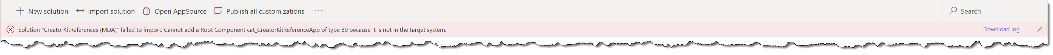 [BUG]: Unable to Import MDA Reference Solution · Issue #139 · microsoft ...