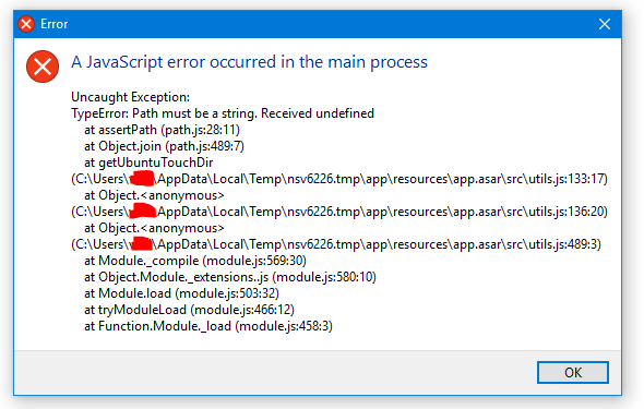 Windows path name undefined · Issue #149 · ubports/ubports-installer · GitHub