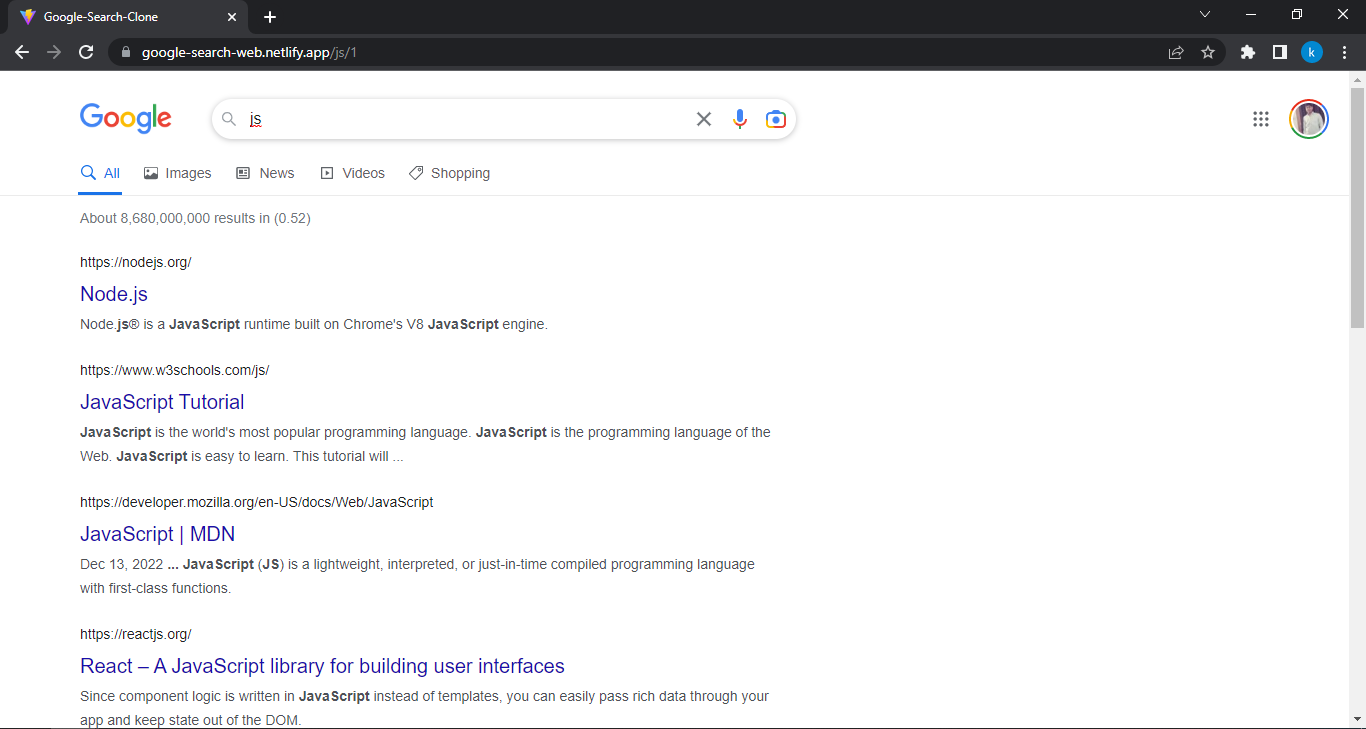 GitHub - Lucky-Kashyap/Google-Search-Clone-Web-App: Simple Google search Clone Web App using ...