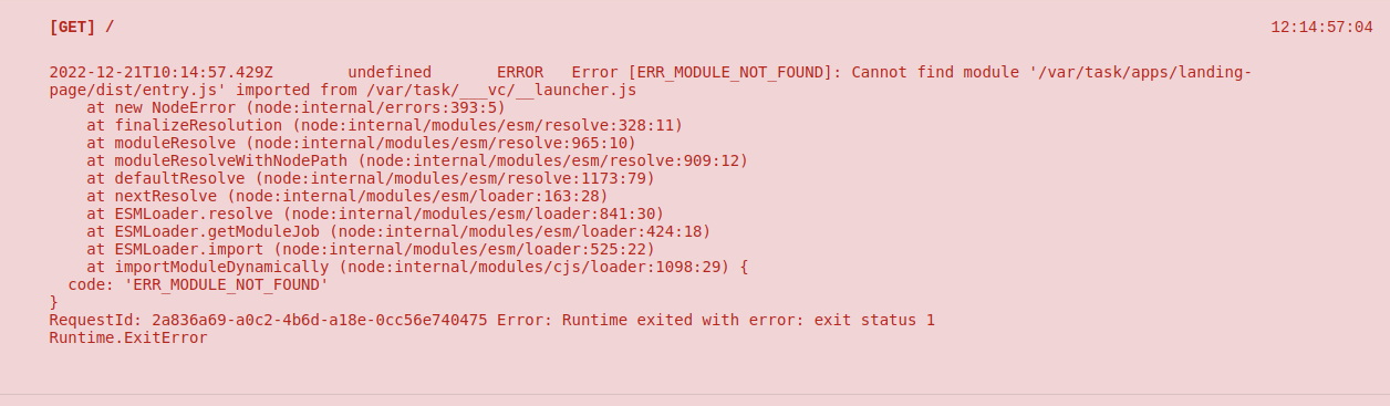 Vercel Serveless Adapter not working · Issue #5657 · withastro/astro · GitHub