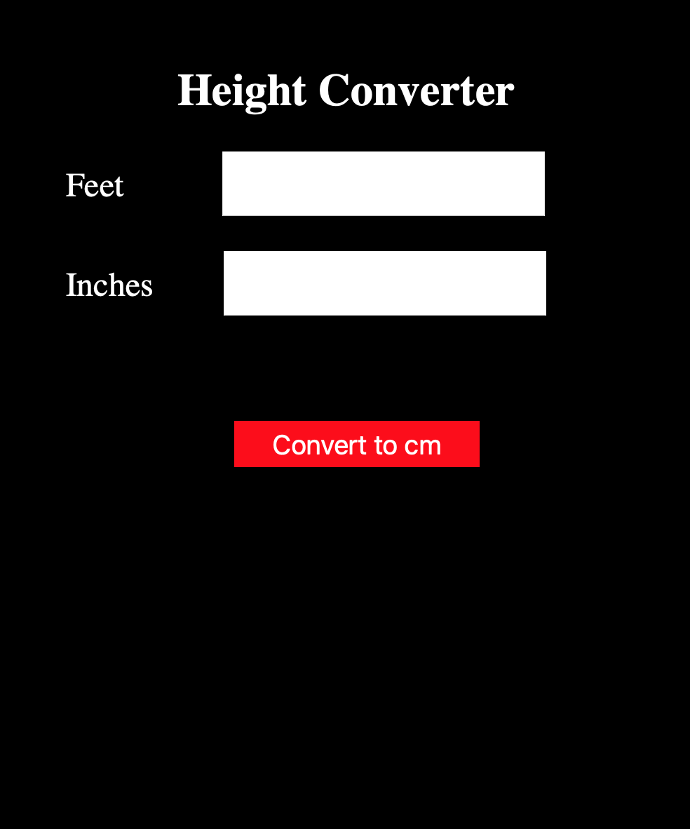Height Conversion Tool · Issue #475 · arpit456jain/Amazing-Js-Projects ...