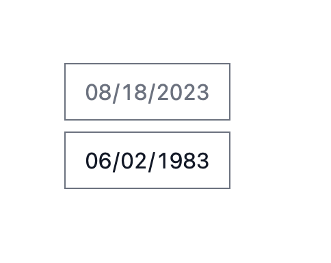 Style date placeholders to match standard placeholders · Issue #38 ...