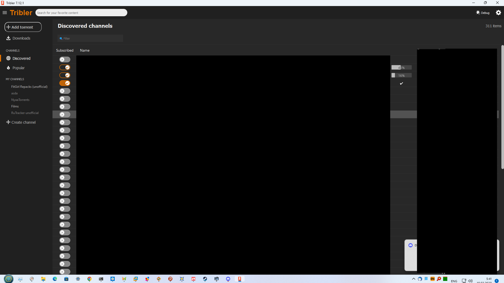 Channel sync progress bars aren't updated without restart · Issue #7289 ...