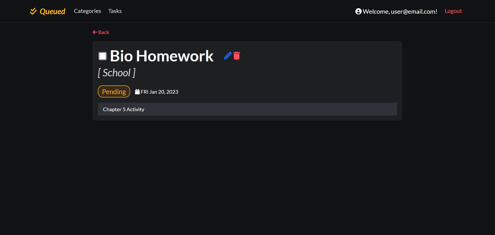 GitHub - nieves-mon/queued-app: Queued is a task management app developed using ROR, Postgres ...