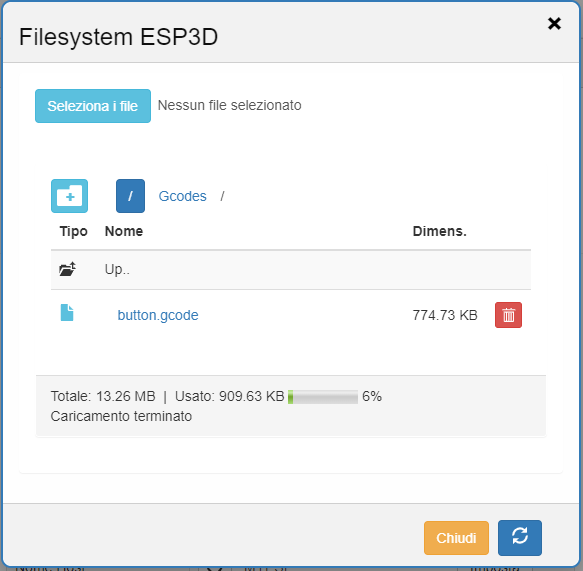 [BUG] Filesystem looks empty after failing to upload a gcode file · Issue #82 · luc-github/ESP3D ...