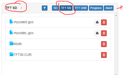 [FEATURE REQUEST]Add UDisk support and local SD support for BTT TFT · Issue #83 · luc-github ...