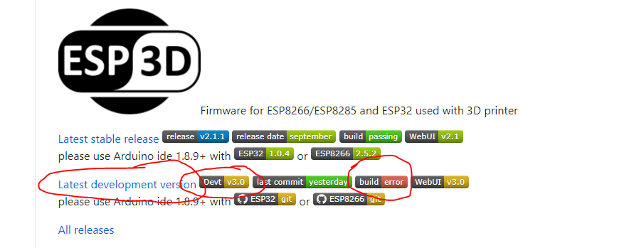 [BUG]ESP8266 git break backware compatibility - use esp8266 core 2.7.4 - until libraries are ...