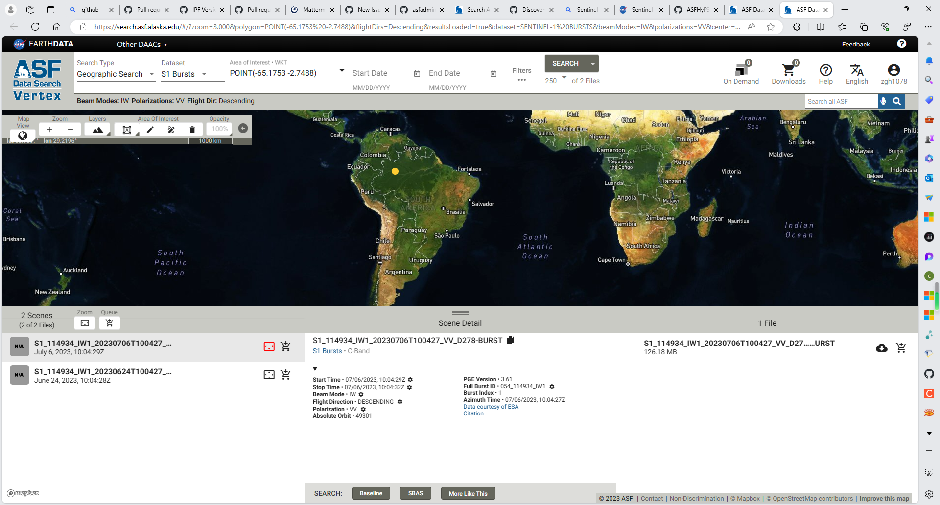 It's very less for burst!!! · Issue #211 · asfadmin/Discovery-asf_search · GitHub