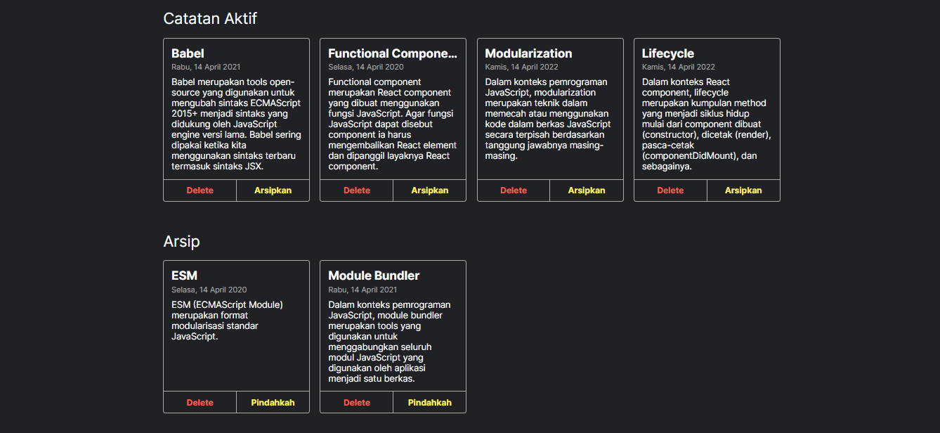 GitHub - muhamadAzis32/AplikasiCatatan-Menggunakan-React: Membangun ...