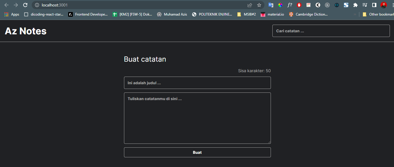 GitHub - muhamadAzis32/AplikasiCatatan-Menggunakan-React: Membangun ...