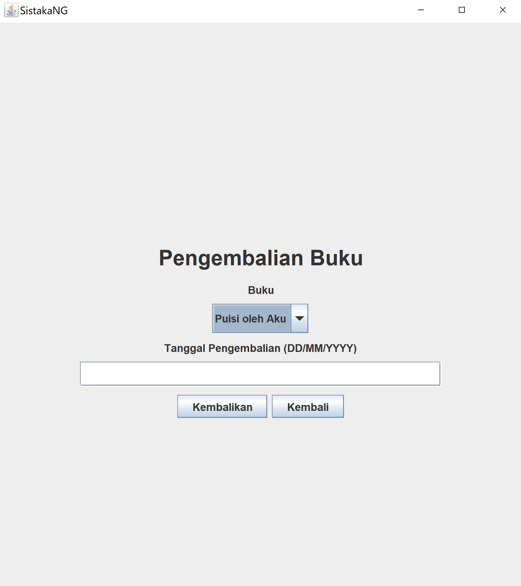 GitHub - bryan273/SistakaNG: A program that helps to maintain a book loan system