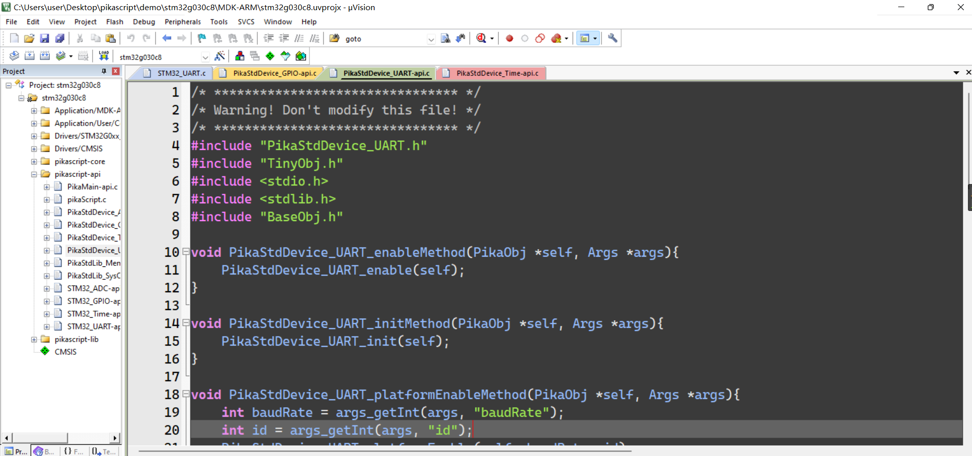 GitHub - pikasTech/MDK-keil-theme-one-dark: One Dark Like MDK-keil theme