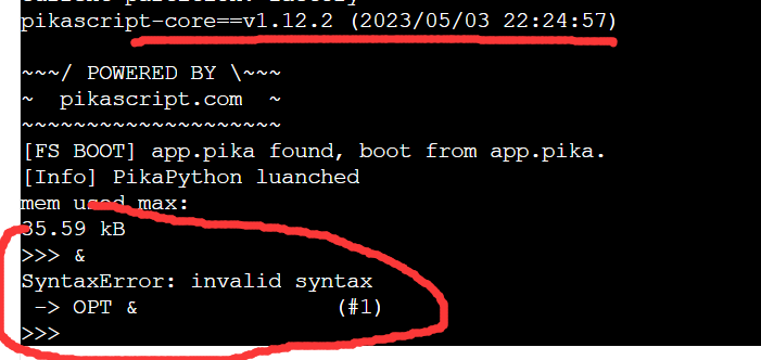 Windows上语法错误导致闪退 · Issue #318 · pikasTech/PikaPython · GitHub
