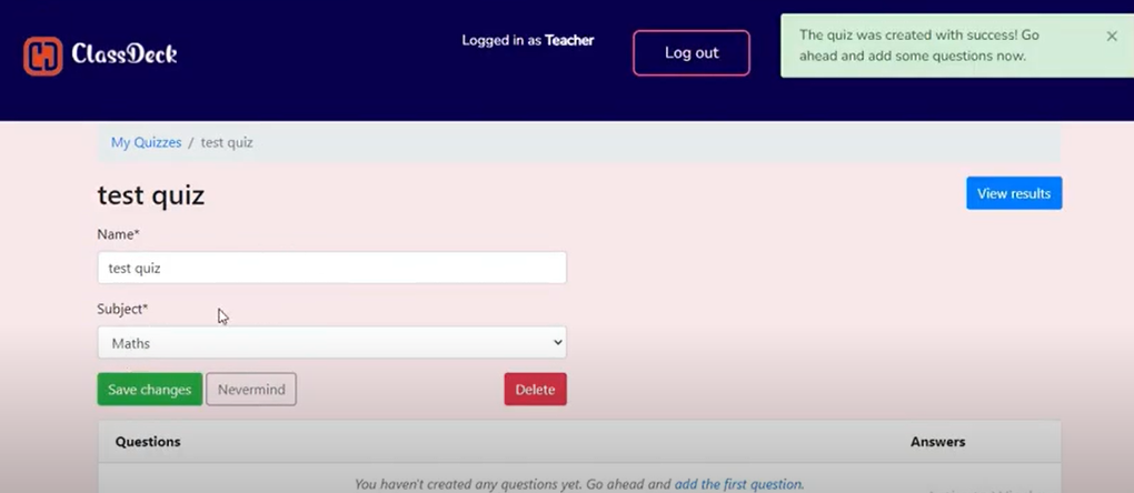 Readme file doesn't have screenshot of project · Issue #93 · coding-geek21/classDeck · GitHub