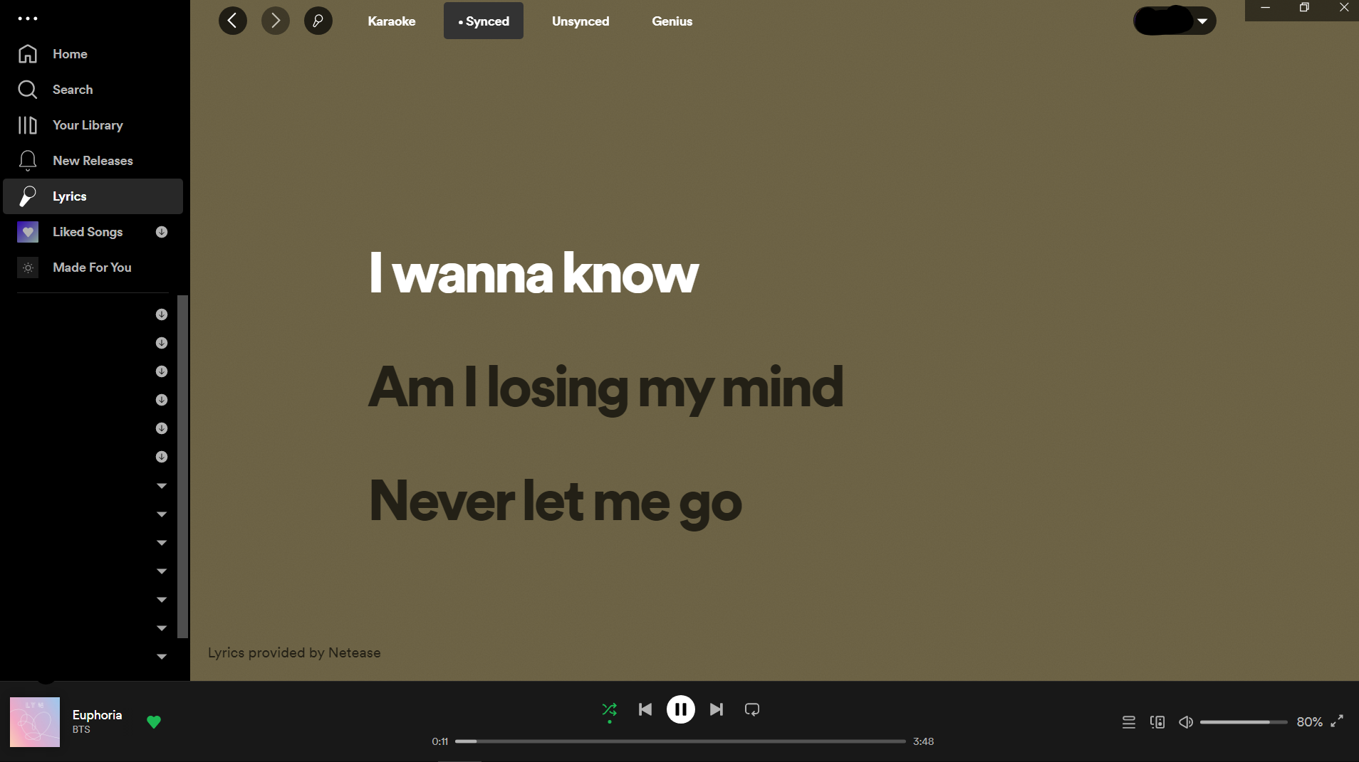 Lyrics-plus doesn't change lyrics after song change · Issue #1248 · spicetify/cli · GitHub