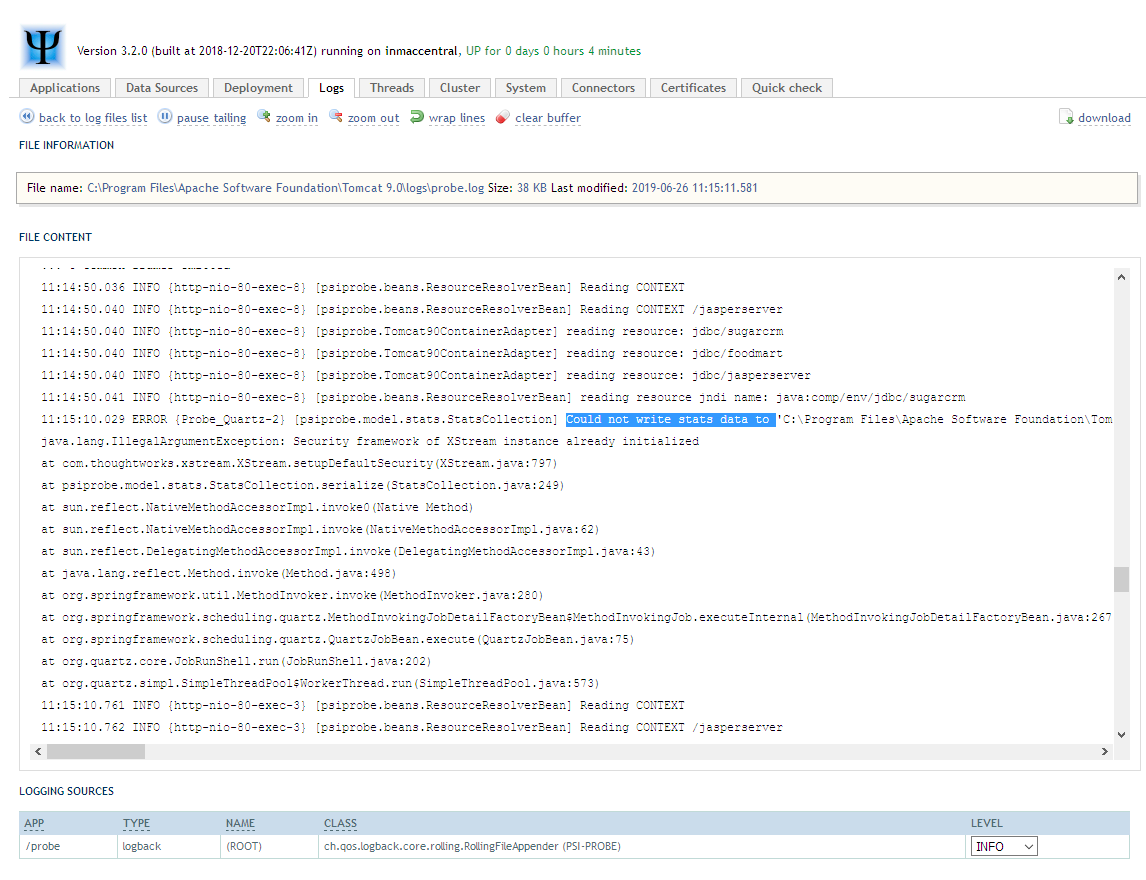 Problem Tomcat 9 · Issue #1334 · psi-probe/psi-probe · GitHub