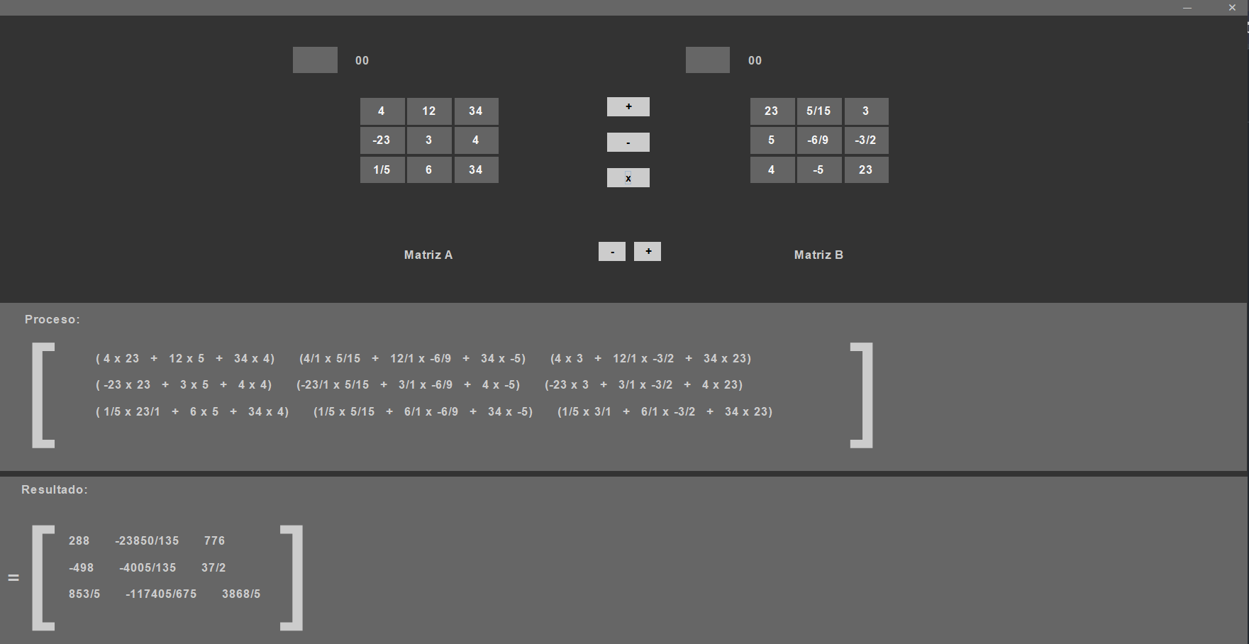 GitHub - Joel-x-x/CalculadoraMatricial: Square matrix calculator with ...