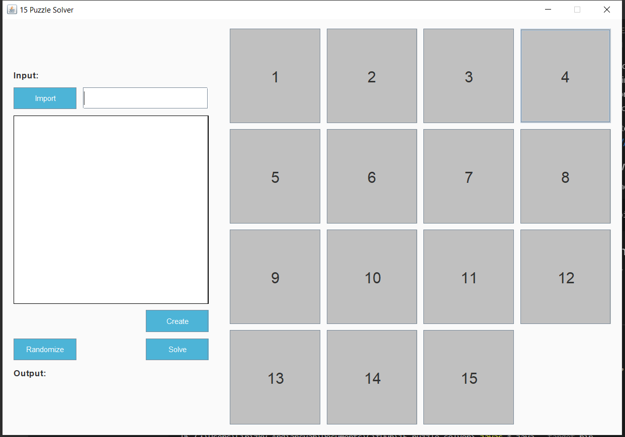 GitHub - firizky29/15-puzzle-solver: Tugas Kecil 3 Strategi Algoritma IF2211
