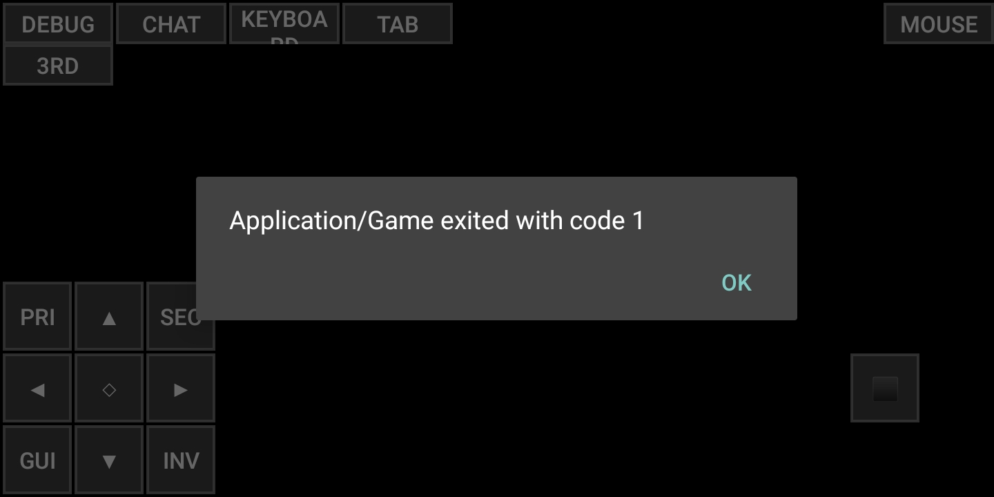 [BUG] Application/game exited · Issue #1762 · PojavLauncherTeam/PojavLauncher · GitHub