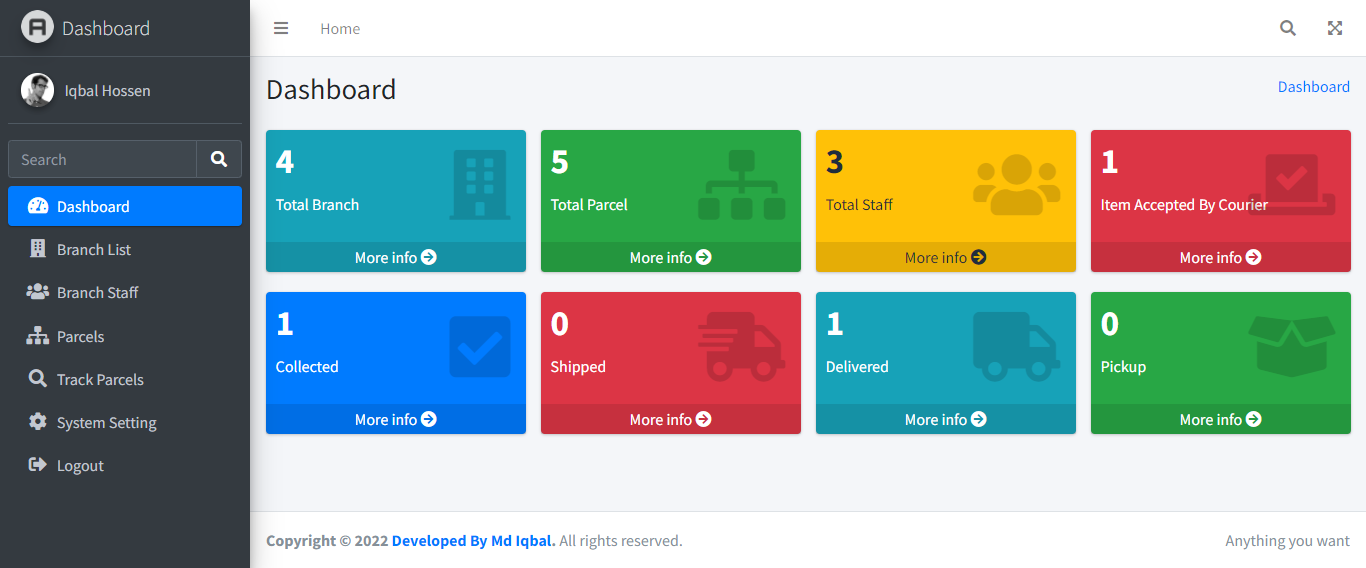 Github Mdiqbalhossan Courier Management