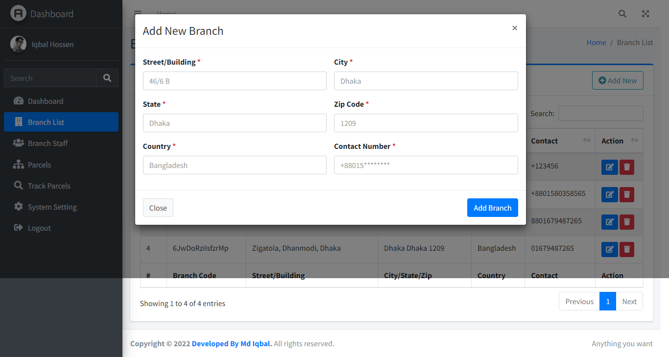 GitHub - mdiqbalhossan/courier_management