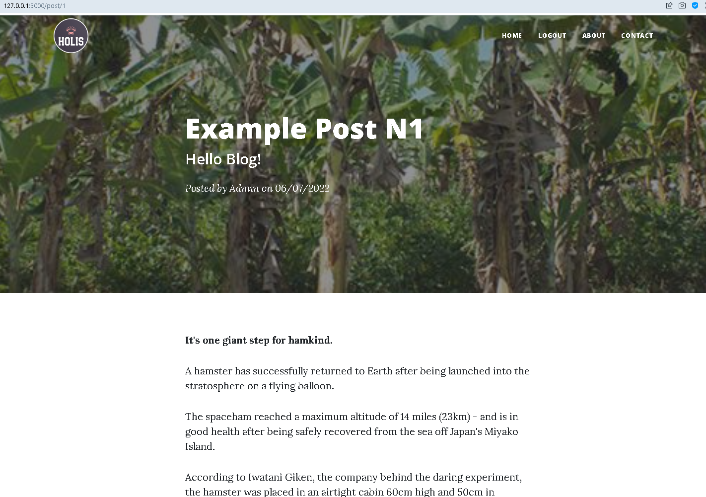 GitHub - Skyerrr/BlogExample: Blog made in Python/Flask all features in ...