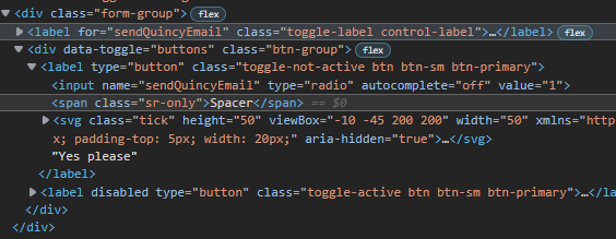 Spacer having a screen reading text while it's a styling SVG · Issue ...